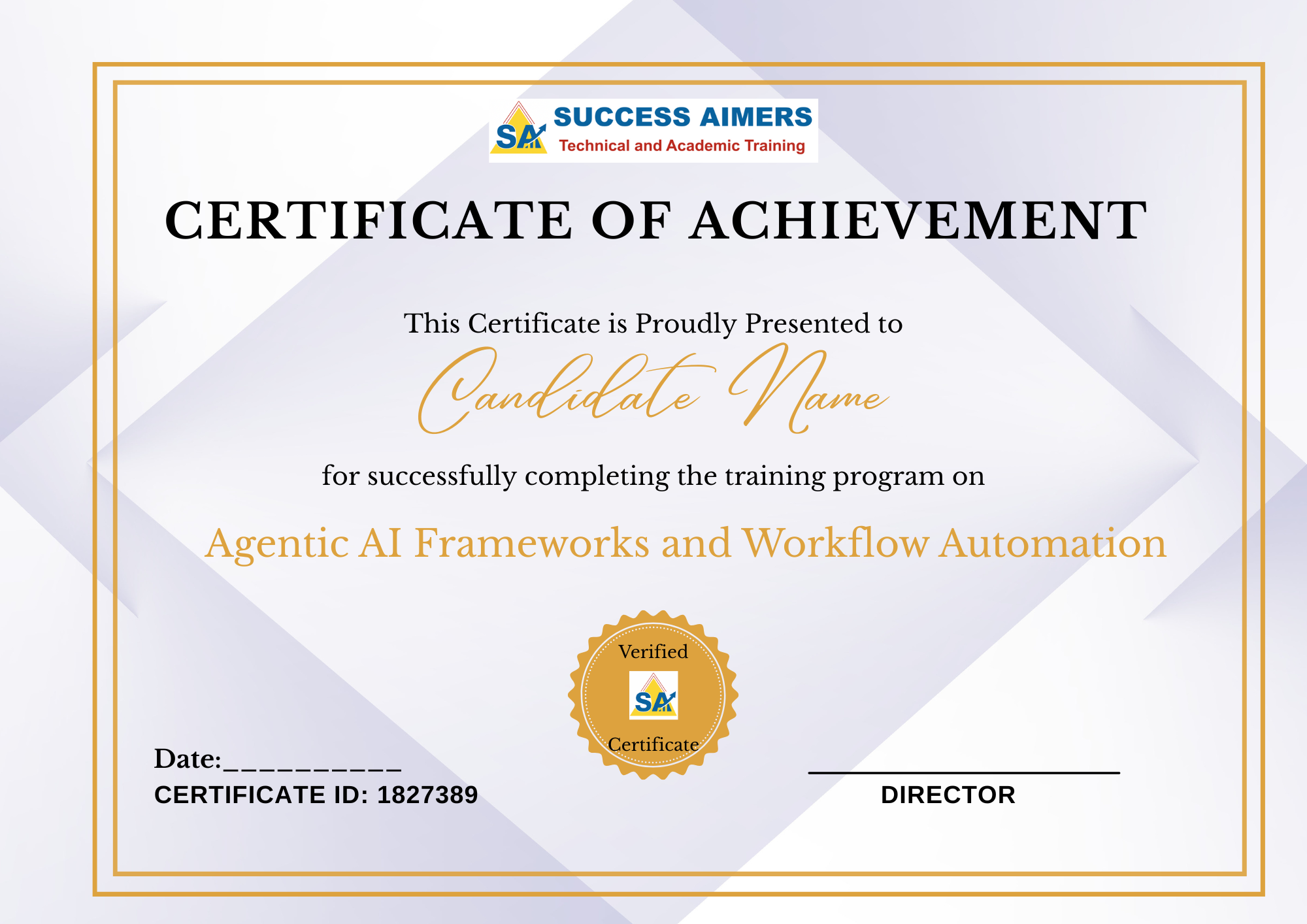 Best Agentic AI & Workflow Automation Course In Banglore | Success Aimers